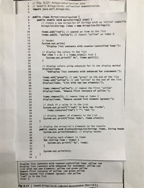 Solved Question Use An Arraylist Of Type String To Write