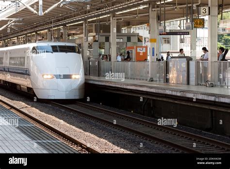 A 300 Class Shinkansen Bullet Train At Shin Yokohama Station