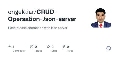 GitHub Engektiar CRUD Opersation Json Server React Crude Operaction With Json Server