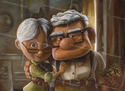 Ellie And Carl Fredricksen Poster Print Disney Pixar Up Wall Art