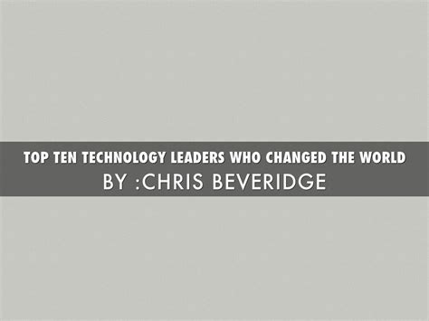 Cp Project Chris Beveridge By Chris Beveridge