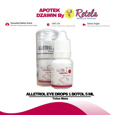 Jual Alletrol Eye Drops 5ml Obat Tetes Mata Shopee Indonesia