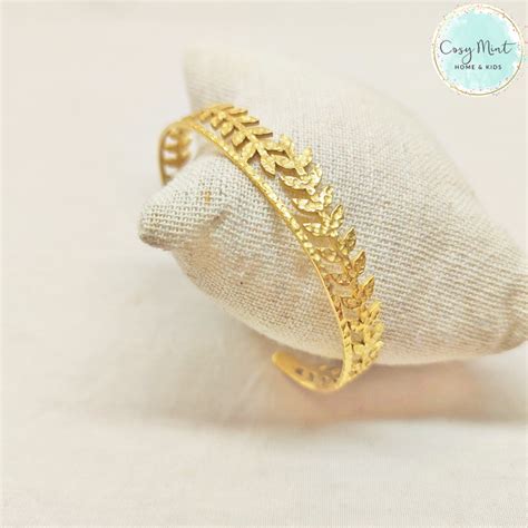 Bracelet Jonc Doré épis