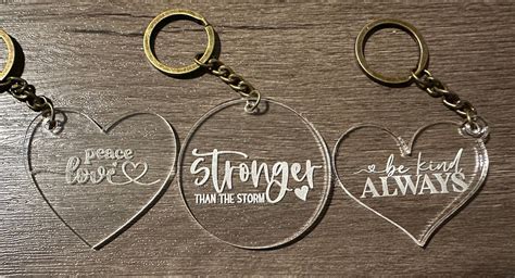 Keychain Quotes Encouragement Keychain Inspirational Etsy