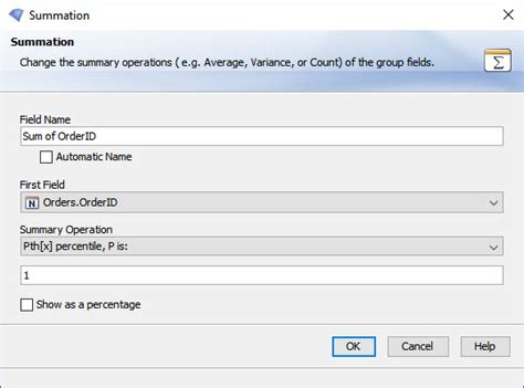 I Net Clear Reports Help Data Summary