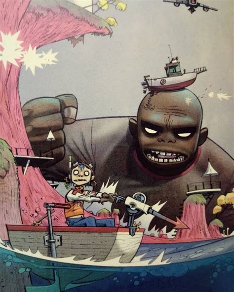 Gorillaz Russel 2d Plasticbeach Gorillaz Art Gorillaz Plastic Beach Gorillaz