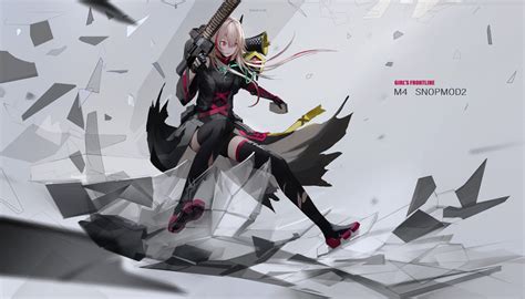 Illustration Byxumi C7 Girls Frontline M4 Sn0pm0d2 M4 Sopmod Ii