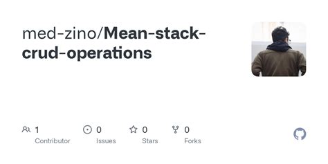 Github Med Zinomean Stack Crud Operations