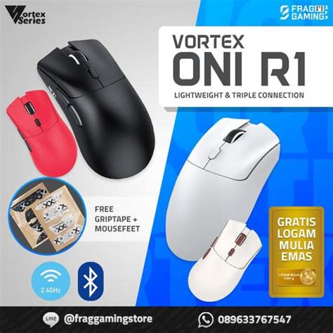Jual Vortex Oni R1 Vortexseries Lightweight Gaming Mouse Vortexoni