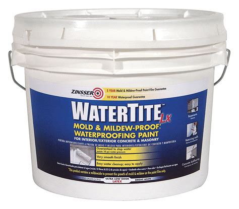 Zinsser Mold And Mildew Resistant Paint Exteriorinterior Mold And