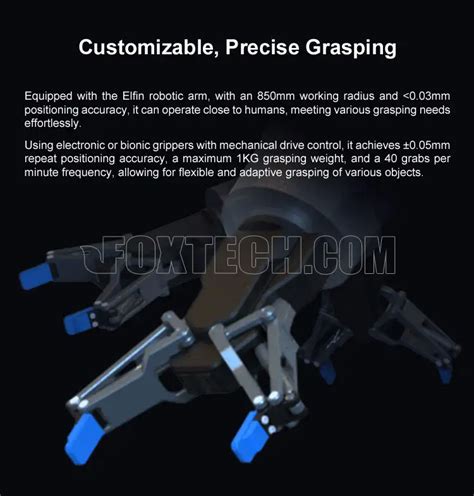 P500 Composite Mobile Cobot Industrial Robotic Arm With Ugv Agv Robot Chassis Platform