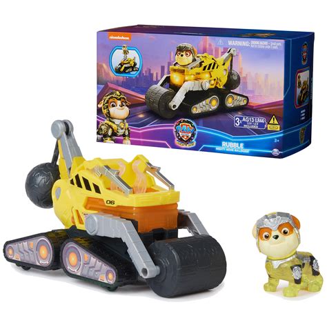 Paw Patrol The Mighty Movie Construction Toy Truck With
