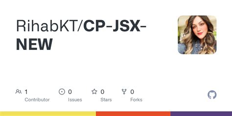 GitHub RihabKT CP JSX NEW