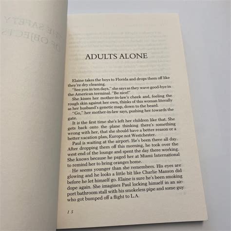 The Safety Of Objects