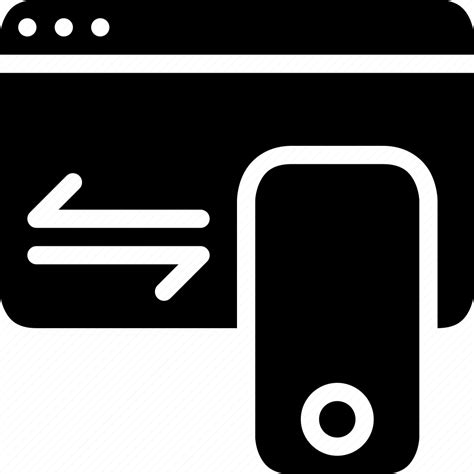 Device Smartphone Pairing Synchronization Sync Computer Icon