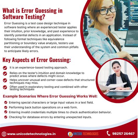 errorguessing softwaretesting qatips bughunting testinglife… unicode technologies