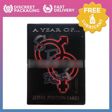 Funzone A Year Of Sex Sexual Position Cards Novelty Card Game Intimacy Card Game For Adults