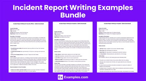 15 Incident Report Writing Examples To Download