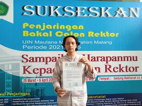 Sema Uin Malang Layangkan Surat Uji Publik Calon Rektor Secara Terbuka