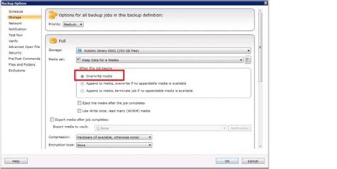 solved cannot overwrite and append on tape media vox
