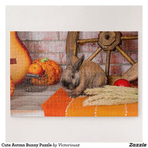 Cute Autmn Bunny Puzzle
