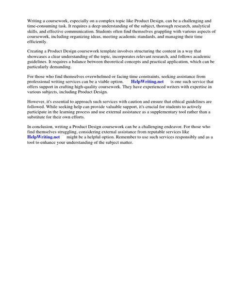 Product Design Coursework Template Pdf Design Furniture