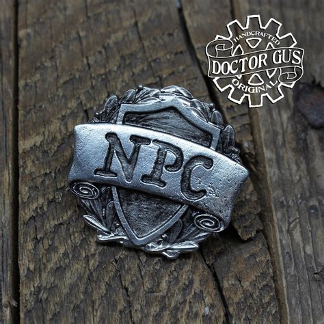 Npc Class Badge Rpg Character Class Pin Handcrafted Pewter