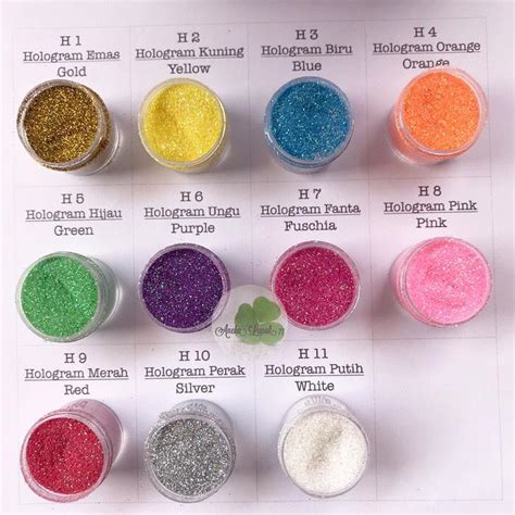 100 Gr Bubuk Serbuk Glitter Hologram Gliter Promo Murah Grosir 100 Gr 01 Holo Emas Lazada