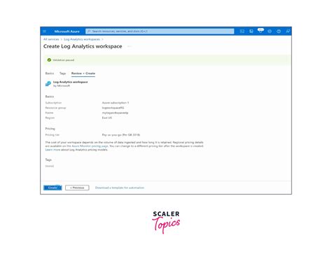 Azure Log Analytics Scaler Topics