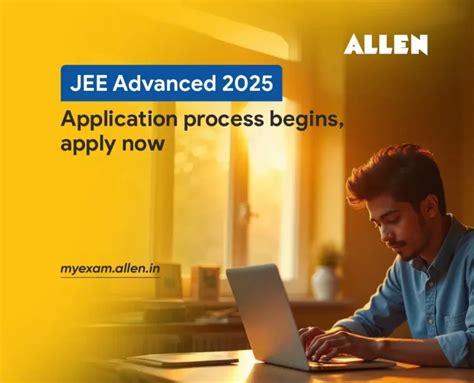 Jee Advanced 2025 Application Process Begins Apply Now My Exam