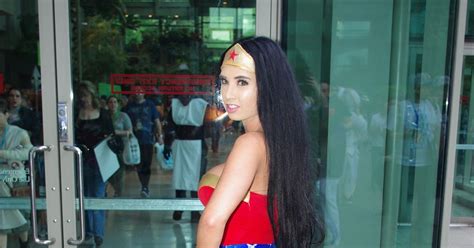 Women`s Legs And Feet In Tights Wonder Woman Weekend Part Three