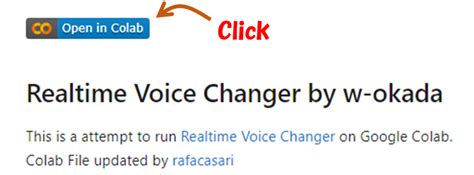 GitHub w okada voice changer リアルタイムボイスチェンジャー Realtime Voice Changer
