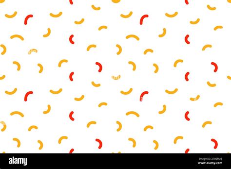 Creative Cute Squiggle Print With Colored Abstract Squiggles Seamless Pattern With Doodles