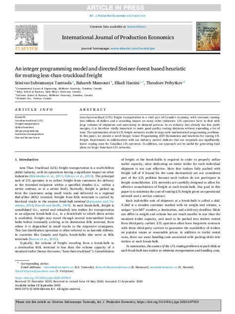 Pdf An Integer Programming Model And Directed Steiner Forest Based