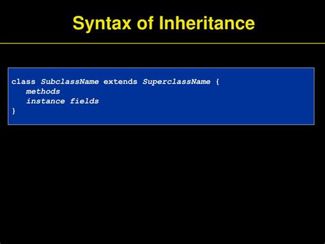 ppt inheritance part i powerpoint presentation free download id 689378