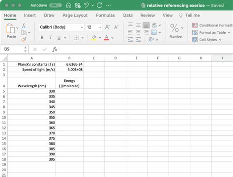 Section Math Stats And Programming Excel For General Chemistry