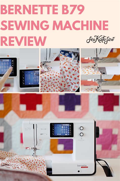 Bernette B79 Sewing Embroidery Machine Review See Kate Sew