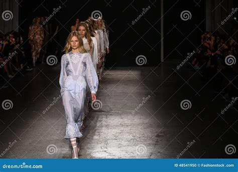 Two Topless Models On The Fashion Show Editorial Image Cartoondealer