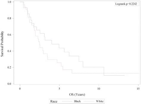 Kaplan Meier Curves For Overall Survival Os Stratified By Race