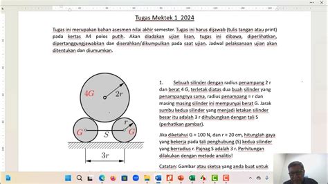 Penjelasan Tugas Mektek 2024 Youtube