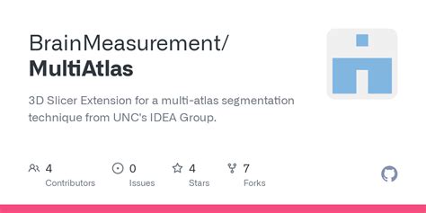Github Brainmeasurementmultiatlas 3d Slicer Extension For A Multi