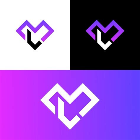 Premium Vector Ml Or Lm Monogram Logo