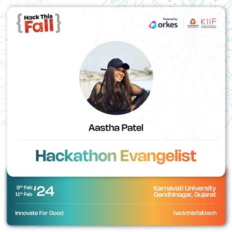 Aastha Patel On Linkedin Hackthisfall2024 Innovateforgood Hackathon Hackthisfall