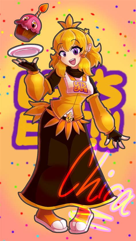 Human Chica By Chicabonbon On Newgrounds