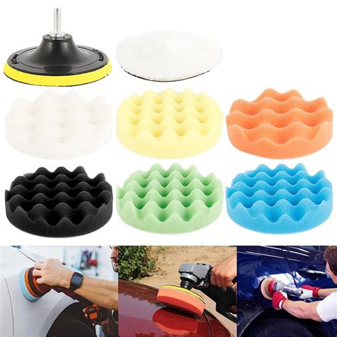 Kit Com 7 Almofadas De Polimento Automotivo Lorben Polir Encerrar Veículos Leroy Merlin