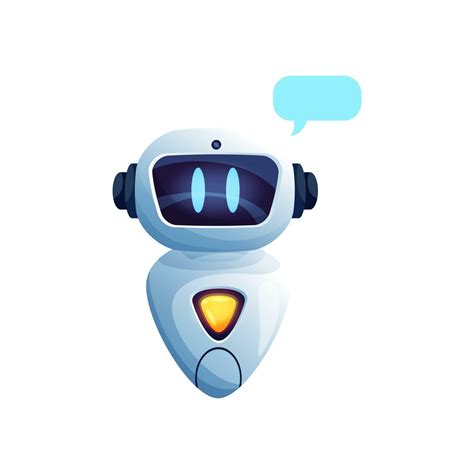 Friendly Smiling Chatbot Isolated Ai Robot Helper 23510186 Vector Art