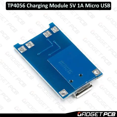 Tp4056 Charging Module 5v 1a Micro Usb With Current Protection Price In