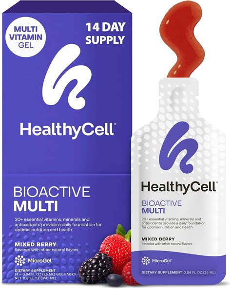 Healthycell Bioactive Daily Liquid Multivitamin For Men And Women 20