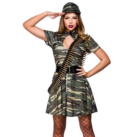 Army Halloween Costumes For Women Army Girl Costume Halloween Women