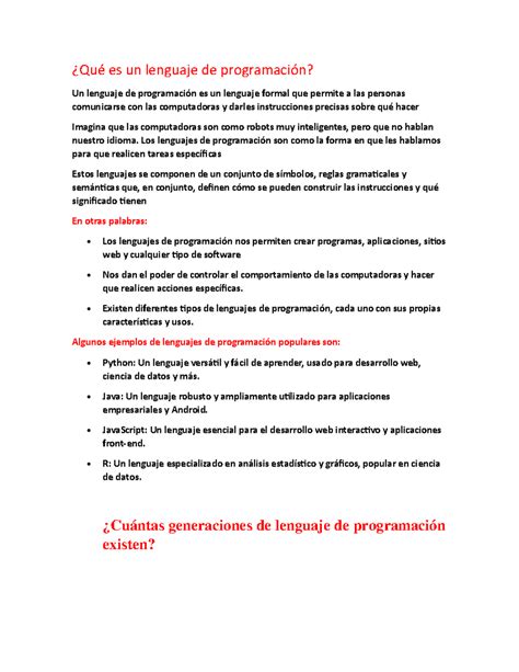 Java Ejercicios Solucionados ¿qué Es Un Lenguaje De Programación Un Lenguaje De